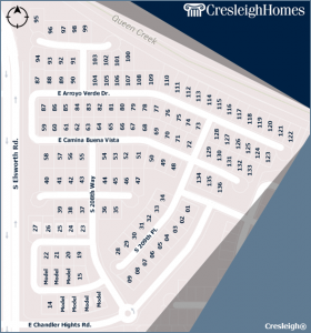 Hastings Farms Community Map - Cresleigh Homes